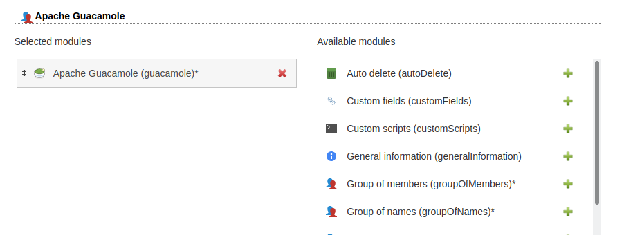 Apache Guacamole (LAM Pro)